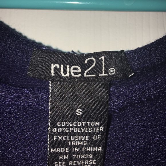 Rue21 | Tops | Rue2 Hoodie | Poshmark